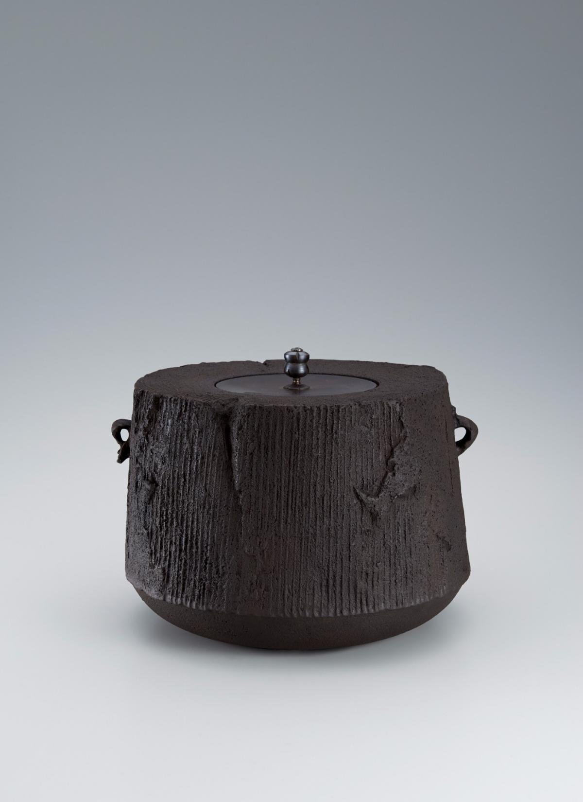 面取釜「樹聲」 (Kei Eda) - Traditional Japanese art - Gallery Japan